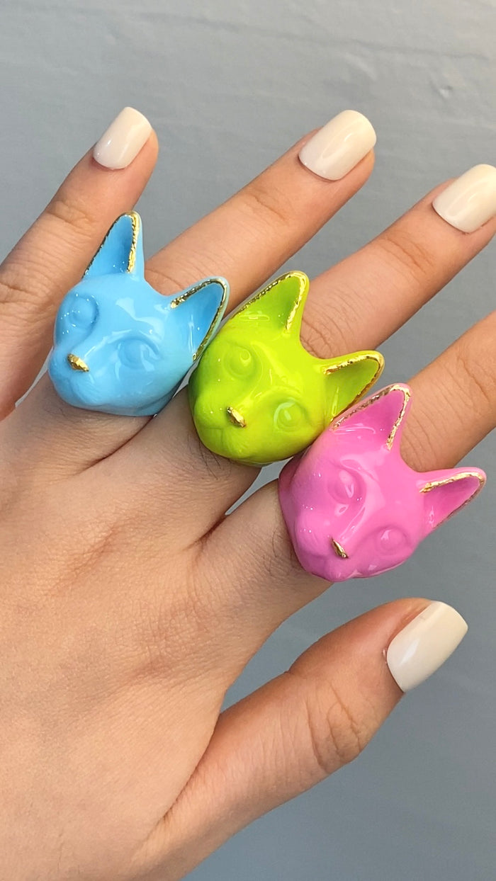 Sugar Pink Cat Ring | MaewMarch