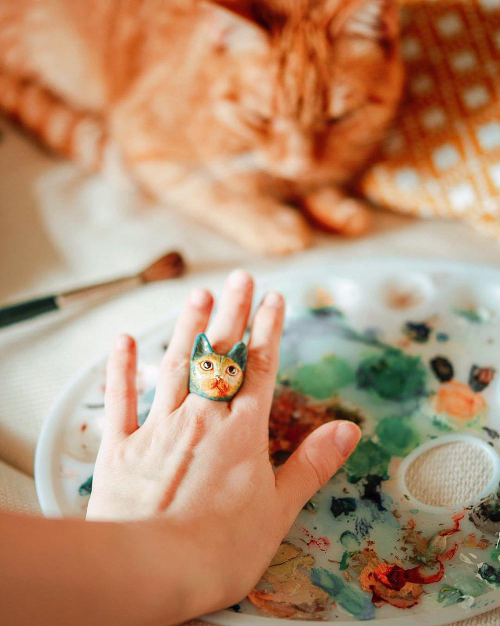 Vincent Cat Ring