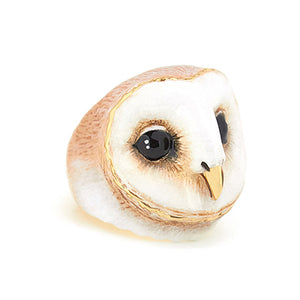 Lucky Barn Owl Ring