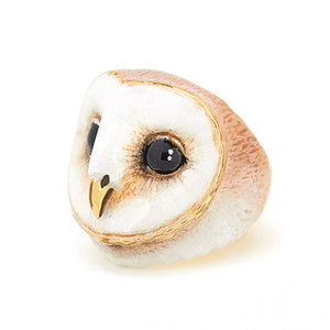 Lucky Barn Owl Ring